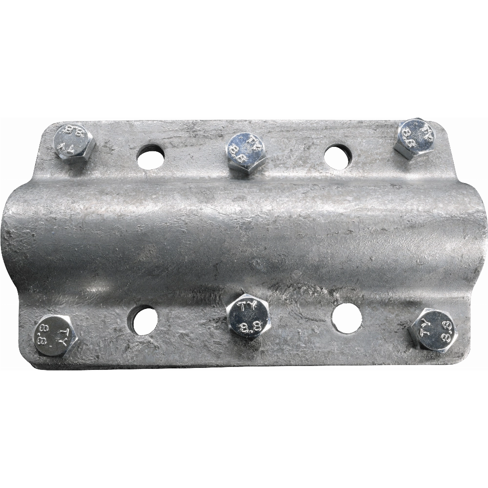 1.25 Bright Zinc Plated Antenna Mast Coupler | Blake UK - Blake UK