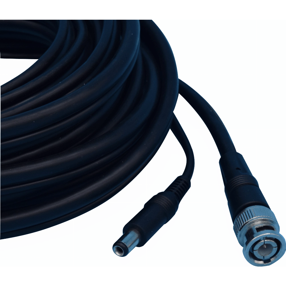 20m BNC and DC CCTV and DVR Extension Cable | PROception - Blake UK
