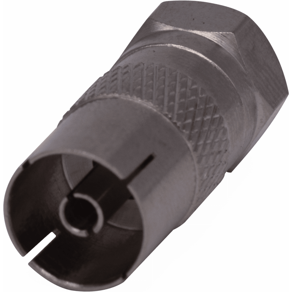 Single F-Type Male to IEC Female Adaptor | Blake UK - Blake UK