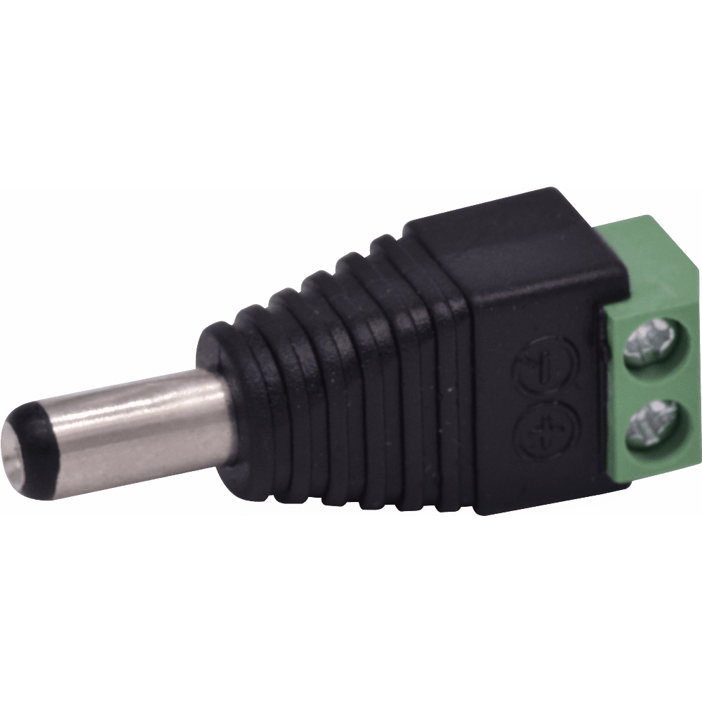 Single CCTV DC Male Power Plug 2.1mm | Blake UK - Blake UK