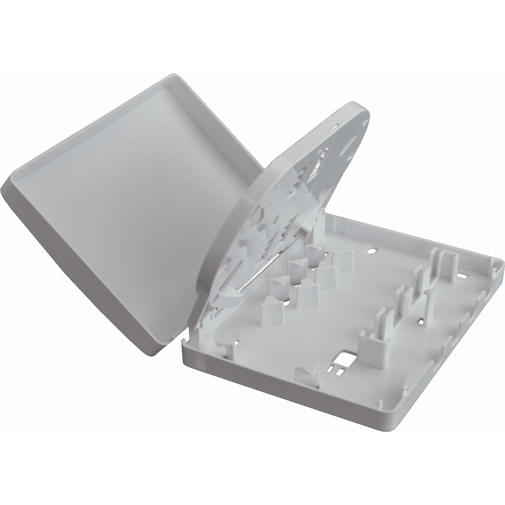 4 Way Large Fibre Optical Outlet Pattress Box | Blake UK - Blake UK