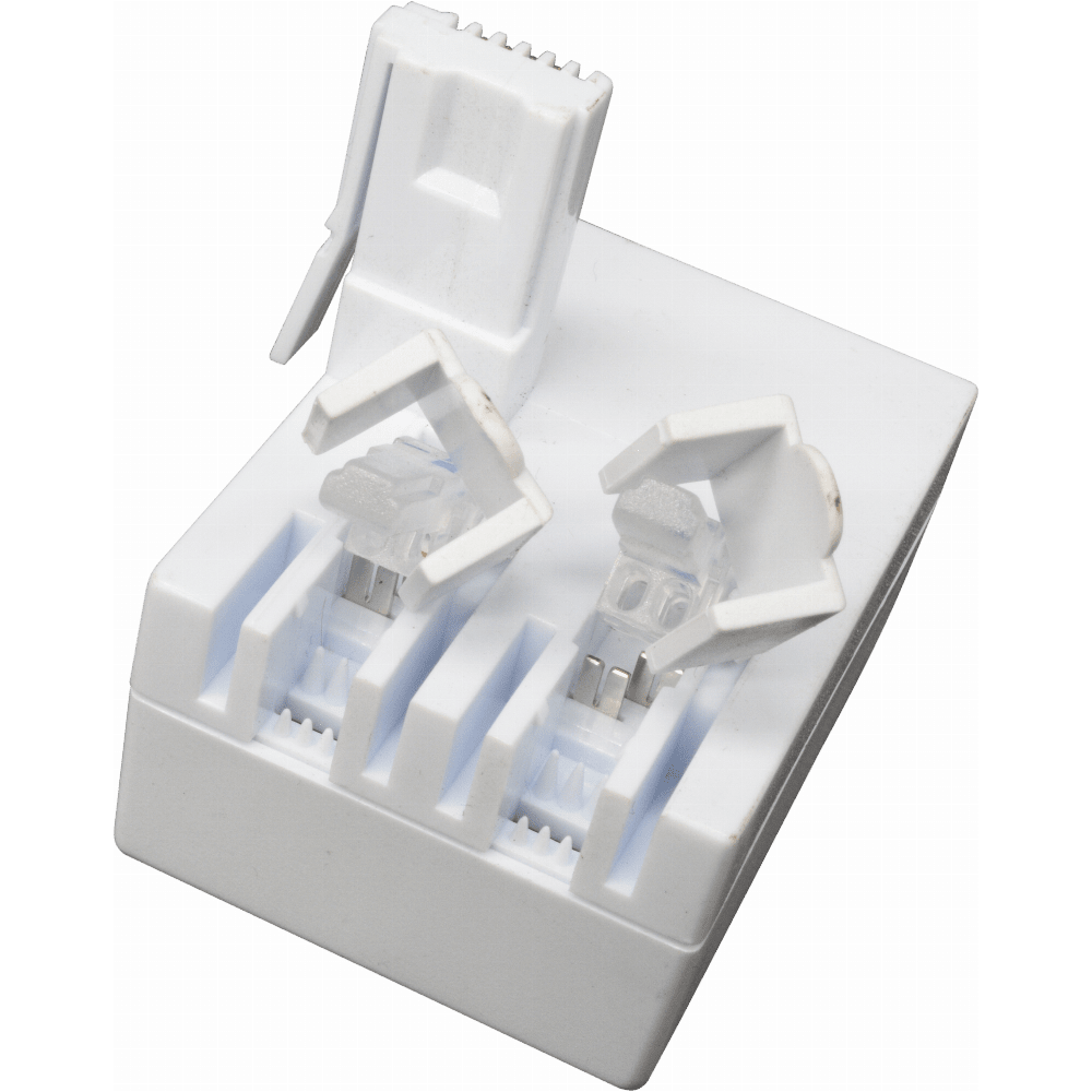 Plastic Self Kroning Telephone Double Adaptor | Blake UK - Blake UK