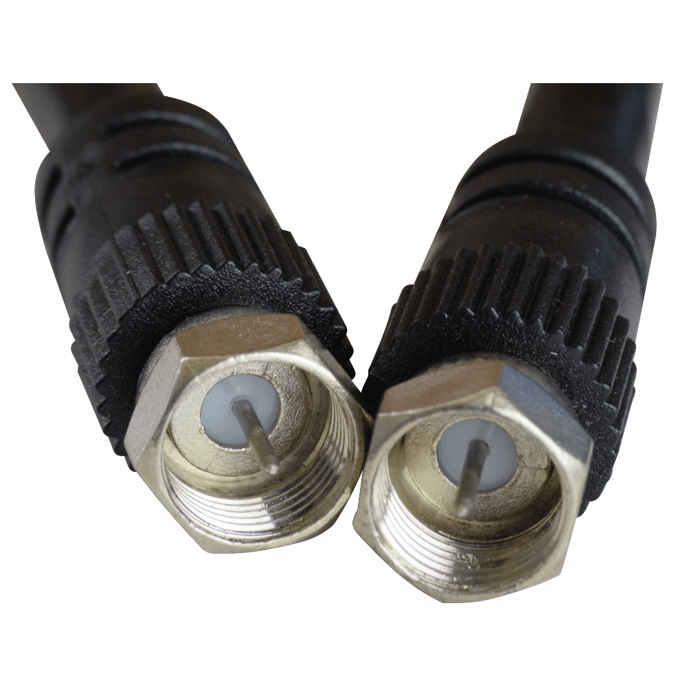 21cm Black Lead F-Plug to F-Plug for TV | Blake UK - Blake UK