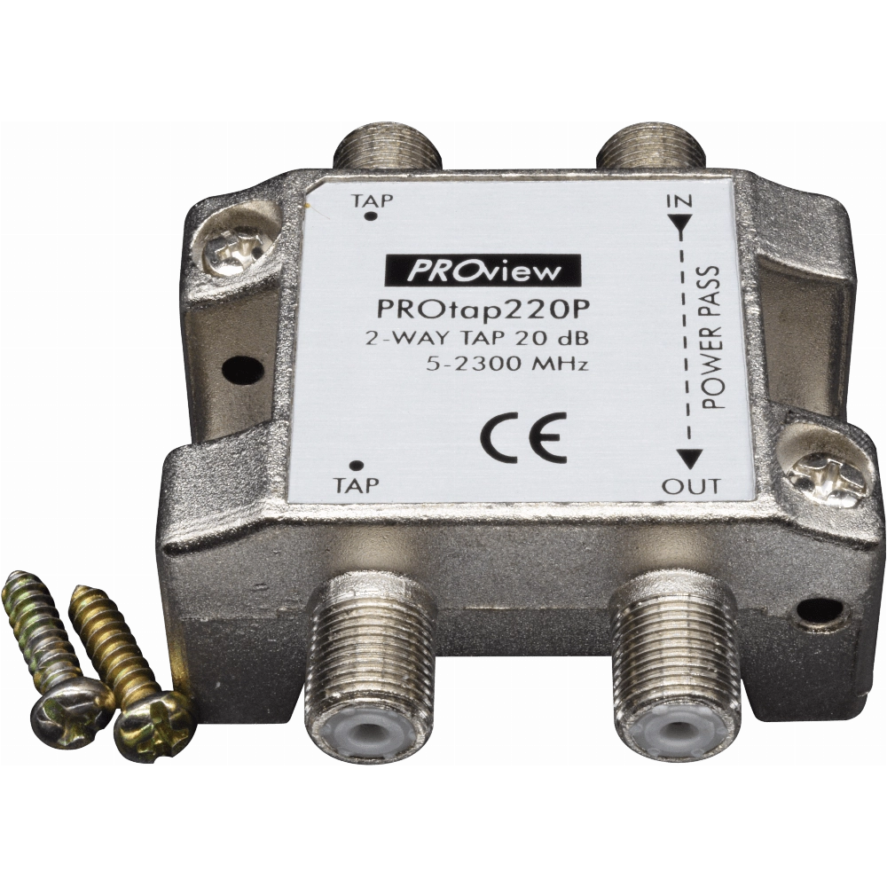 20dB Easy Install 2 Way Spur for MATV Systems | PROception - Blake UK