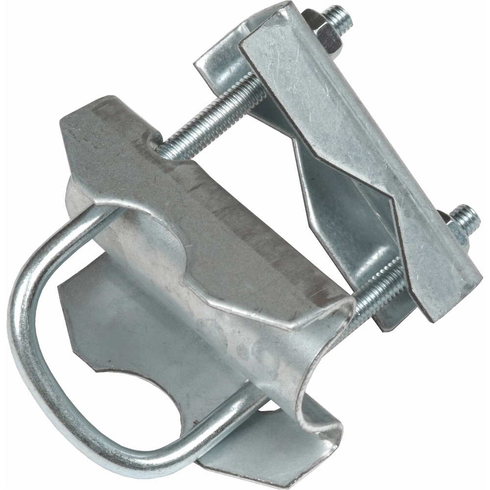 1x1 Bright Zinc Plated Antenna Mast Coupler | Blake UK - Blake UK