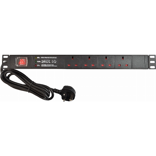 4 Way Power Distribution Unit for Network Cabinet | Blake UK - Blake UK