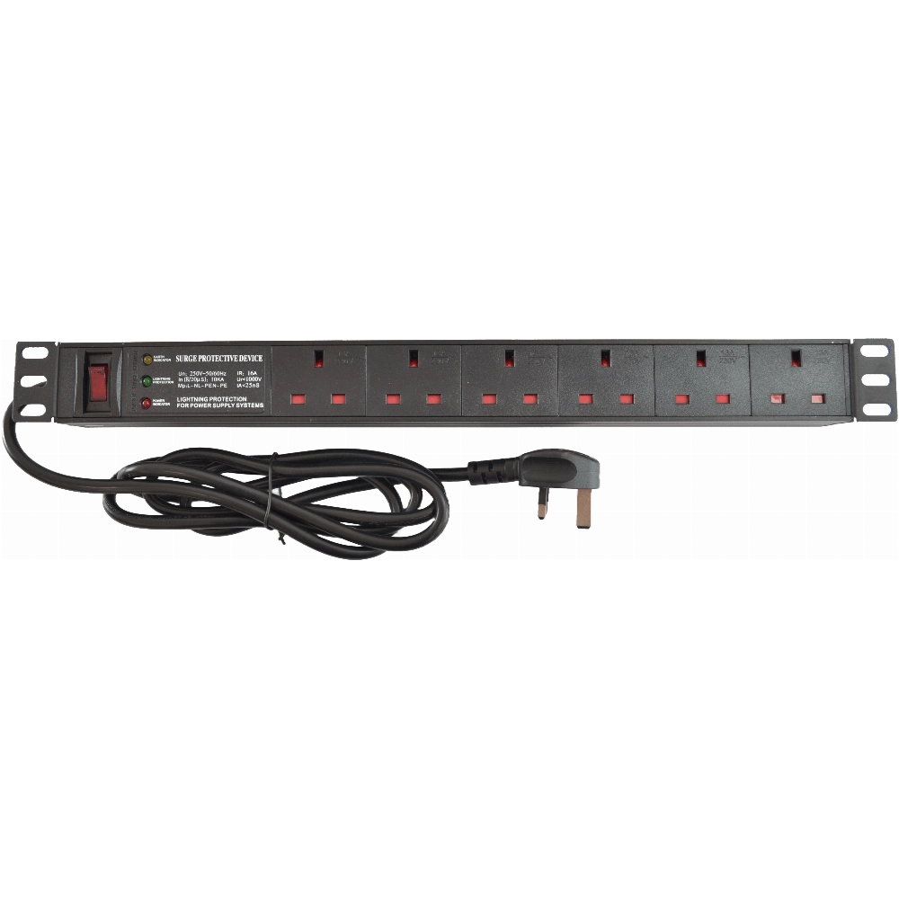 6 Way Power Distribution Unit for Network Cabinet | Blake UK - Blake UK