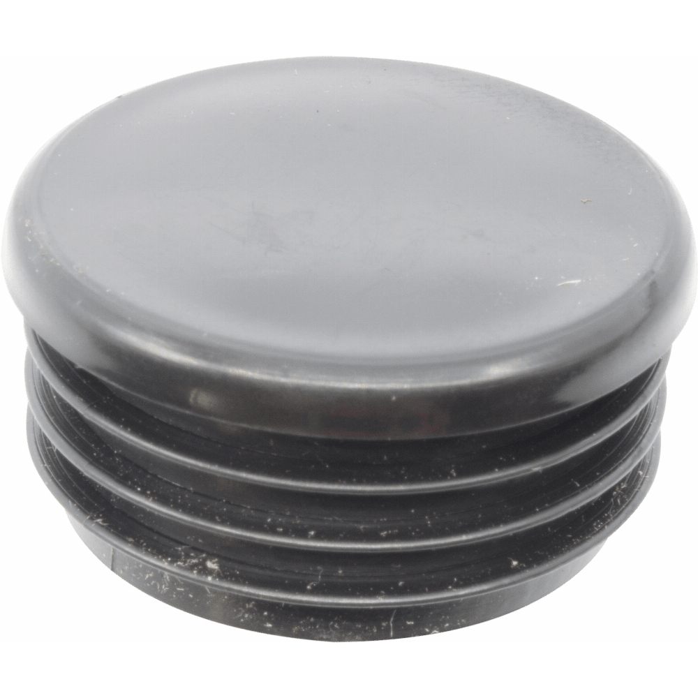 1.25 Black Round Pole Plastic End Cap/Plug | Blake UK - Blake UK