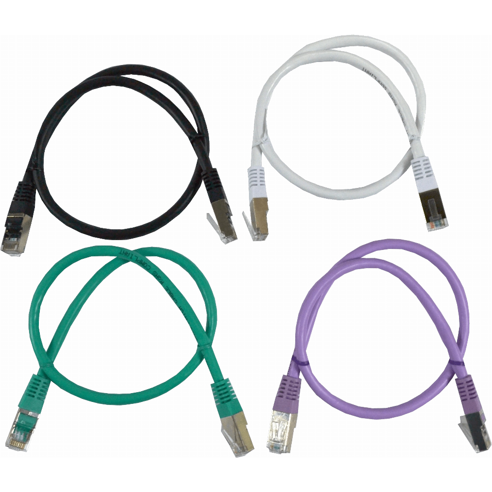 0.25m CAT6 Colour Coded Patch Leads (Pack of 12) | Blake UK - Blake UK