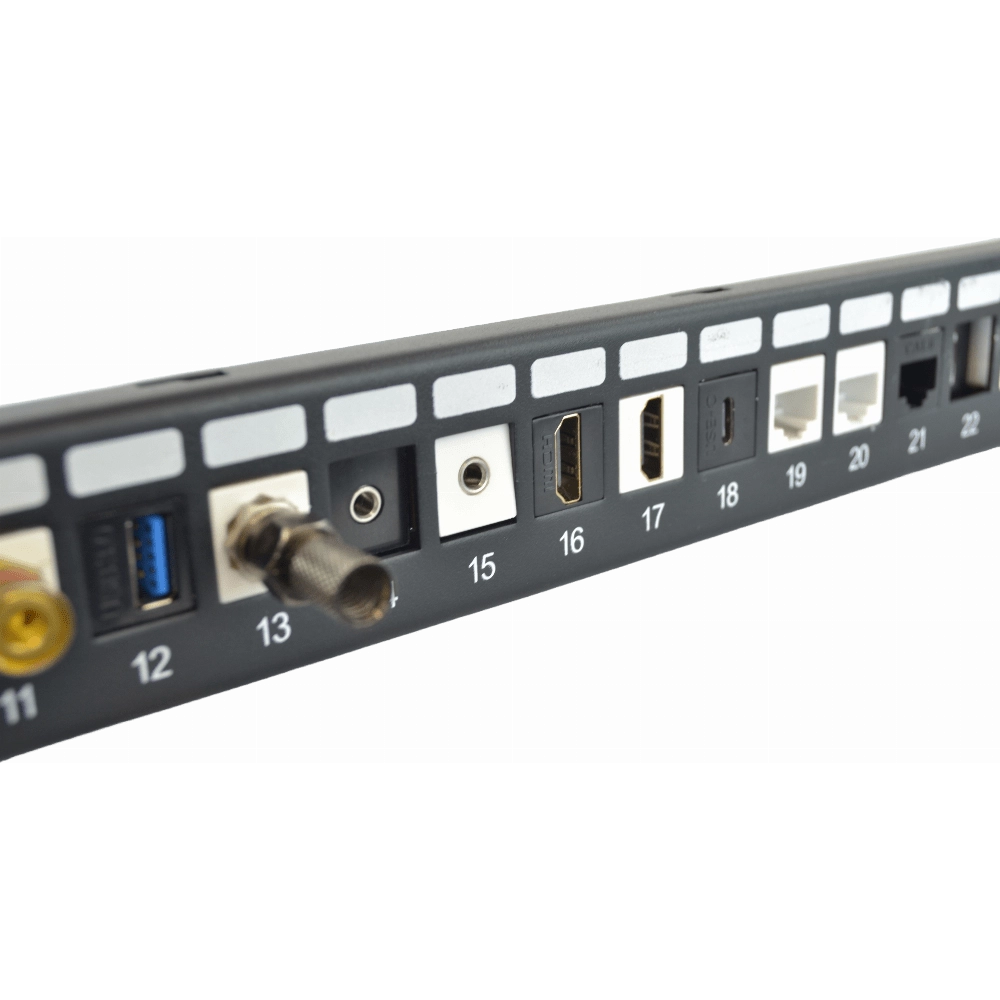 24 Port Keystone Multimedia Patch Panel | Blake UK - Blake UK