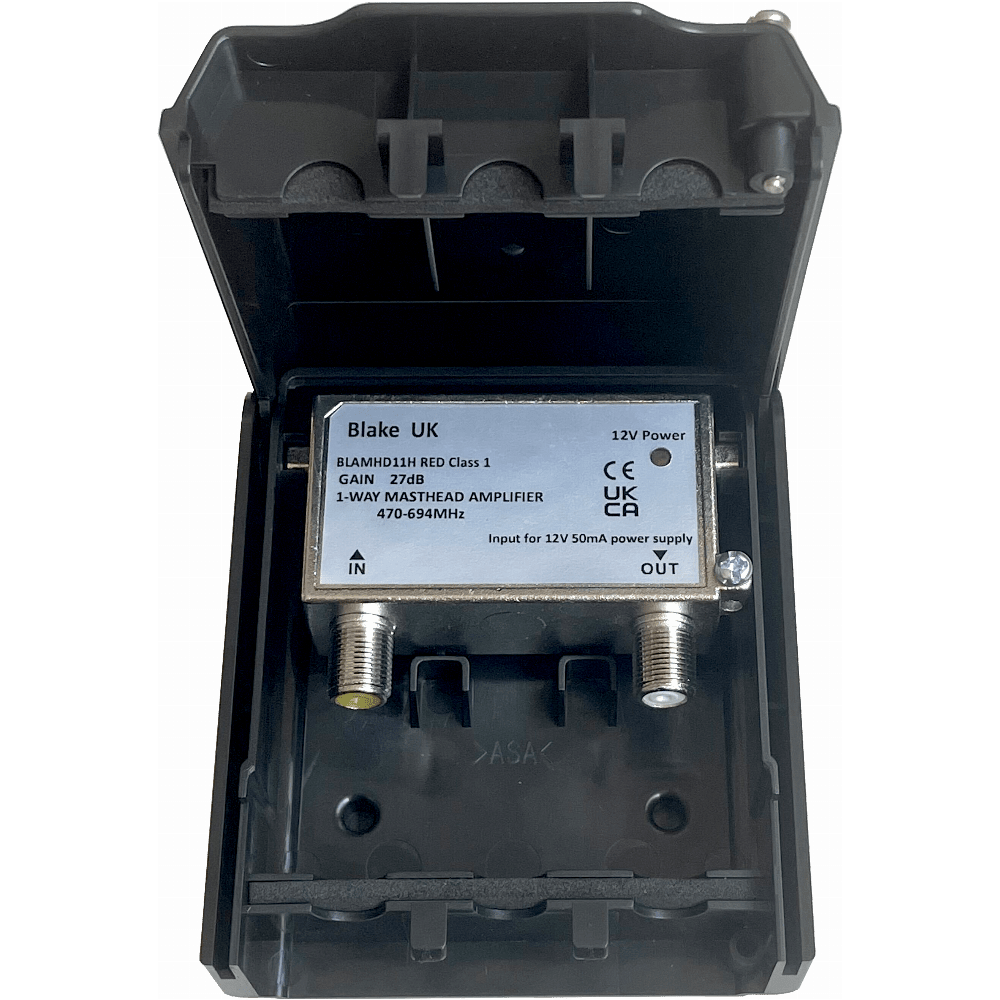 1 Way Class 1 High Gain UHF Masthead Amplifier | Blake UK - Blake UK