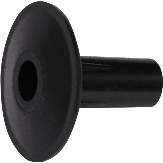 Single Black Plastic Cable Hole Tidy Plug | Blake UK - Blake UK