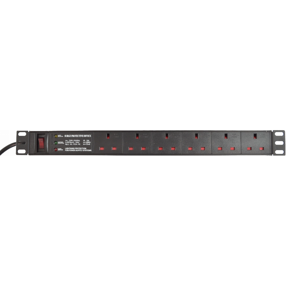 6 Way Power Distribution Unit for Network Cabinet | Blake UK - Blake UK
