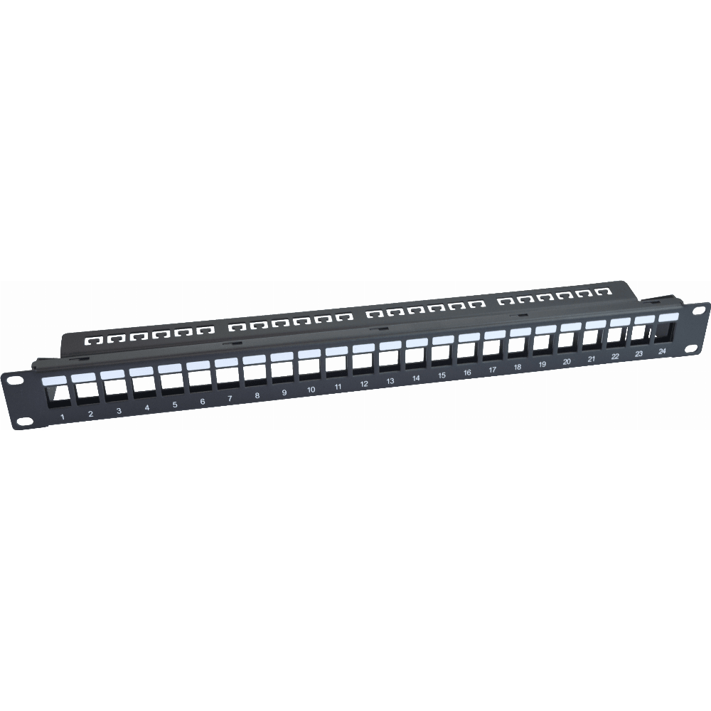 24 Port Keystone Multimedia Patch Panel | Blake UK - Blake UK