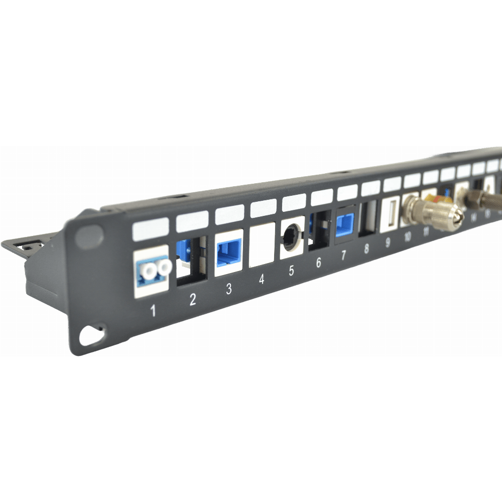 24 Port Keystone Multimedia Patch Panel | Blake UK - Blake UK
