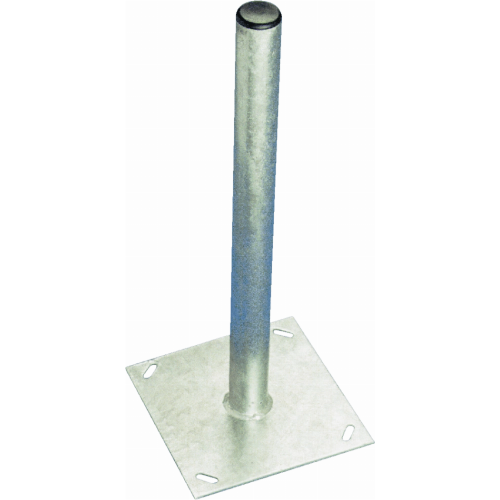 2 Ft Straight Patio Mount with Slotted Base | Blake UK - Blake UK