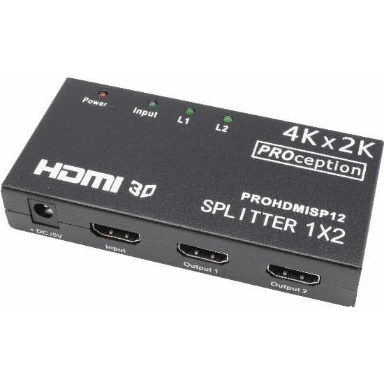 4 Way 1080p HDMI Splitter Box for TV | PROception - Blake UK