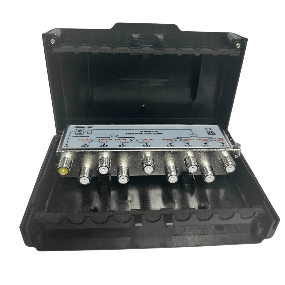 8 Way Triple Filtered External Masthead Splitter | Blake UK - Blake UK