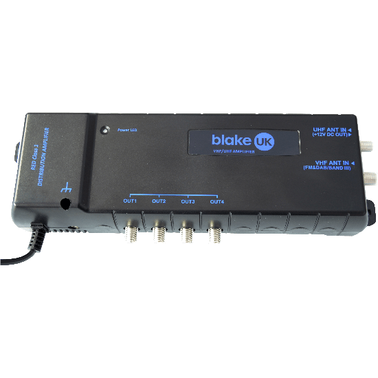 CLASS 1 8 Way FM/DAB/UHF Distribution Amplifier - Blake UK