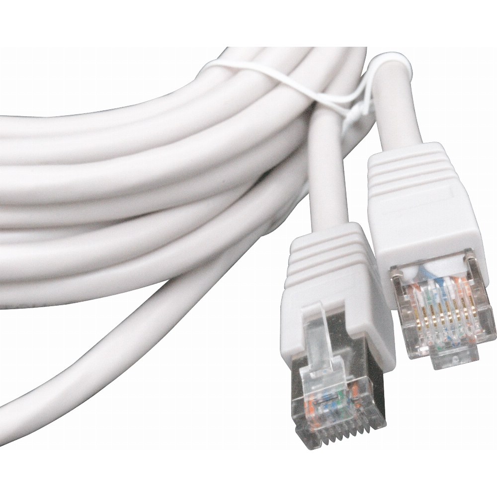 20m S/FTP CAT6 Grey Patch Lead, Solid Copper - Blake UK