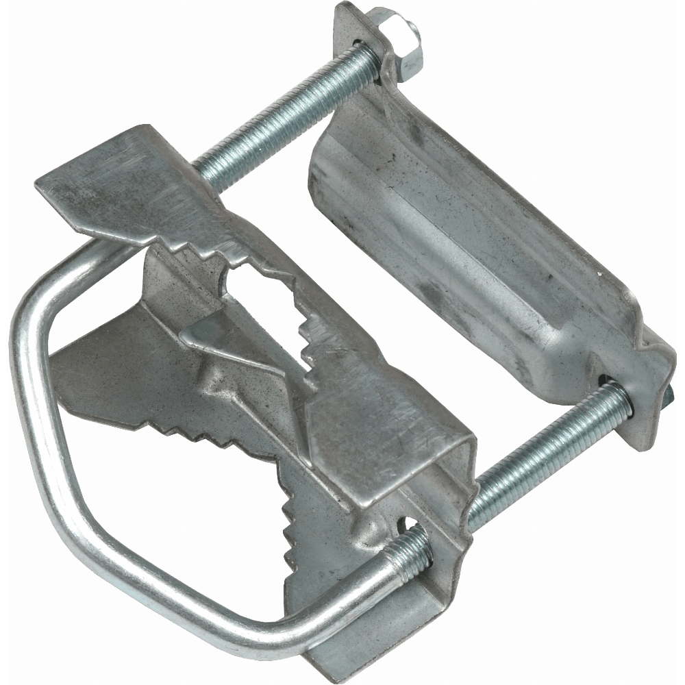 2x1 Bright Zinc Plated Antenna Mast Coupler | Blake UK - Blake UK