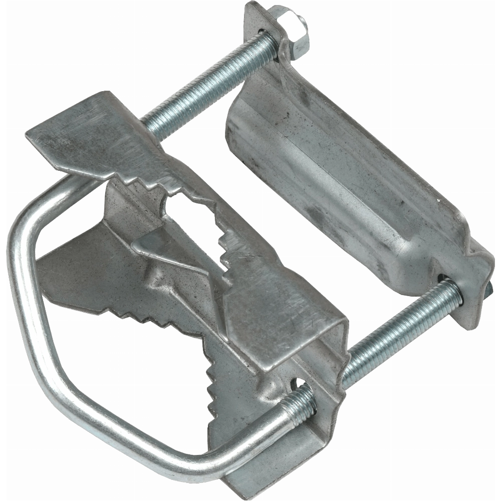 2x1 Bright Zinc Plated Antenna Mast Coupler | Blake UK - Blake UK
