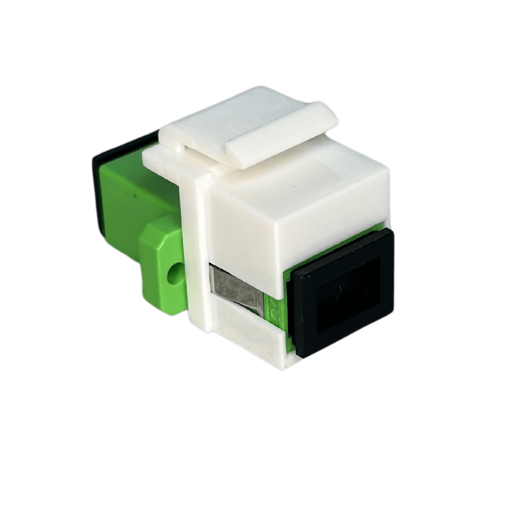 SC/APC Fibre Keystone - For use with multimedia patch panel - Blake UK