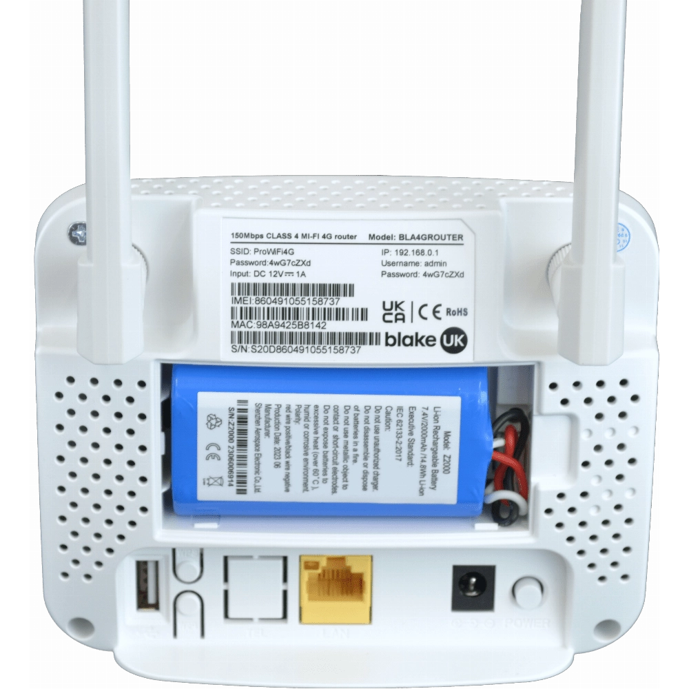 Blake 4G CAT4 Mi-Fi Router for Caravans | Blake UK - Blake UK