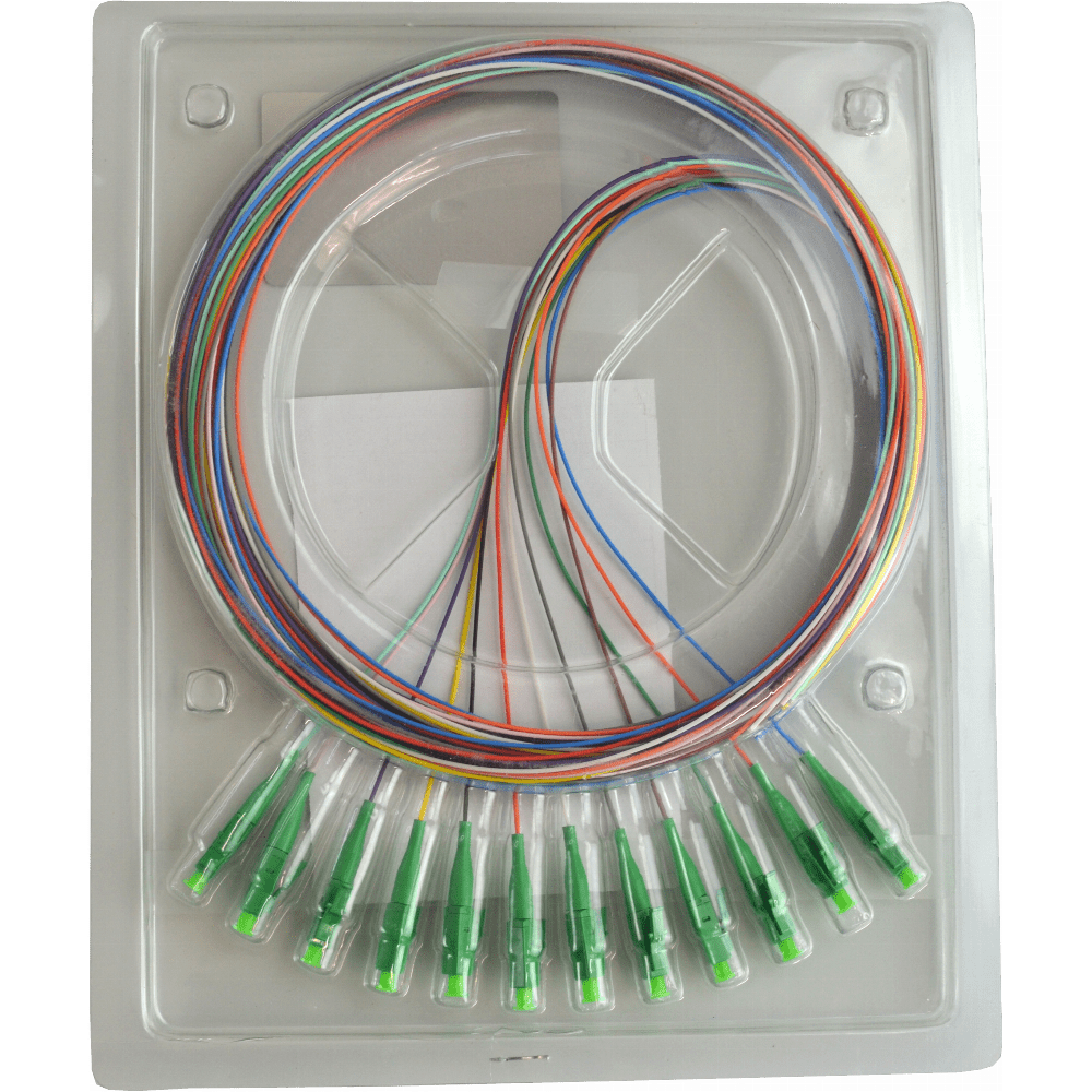 2mx12 Simplex Fibre Optic LC/APC Pigtail G657A1 | Blake UK - Blake UK