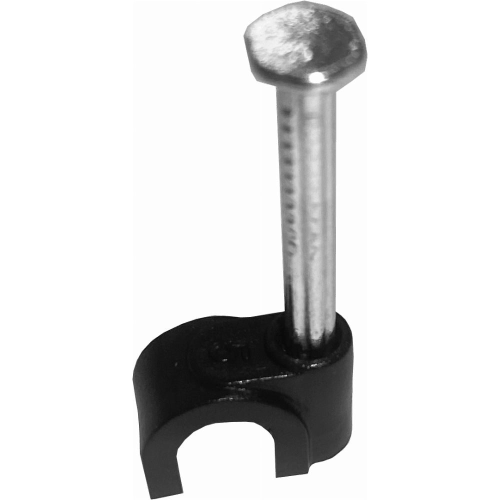 5mm Black CAT5E Cable Clips (Box of 100) | Blake UK - Blake UK