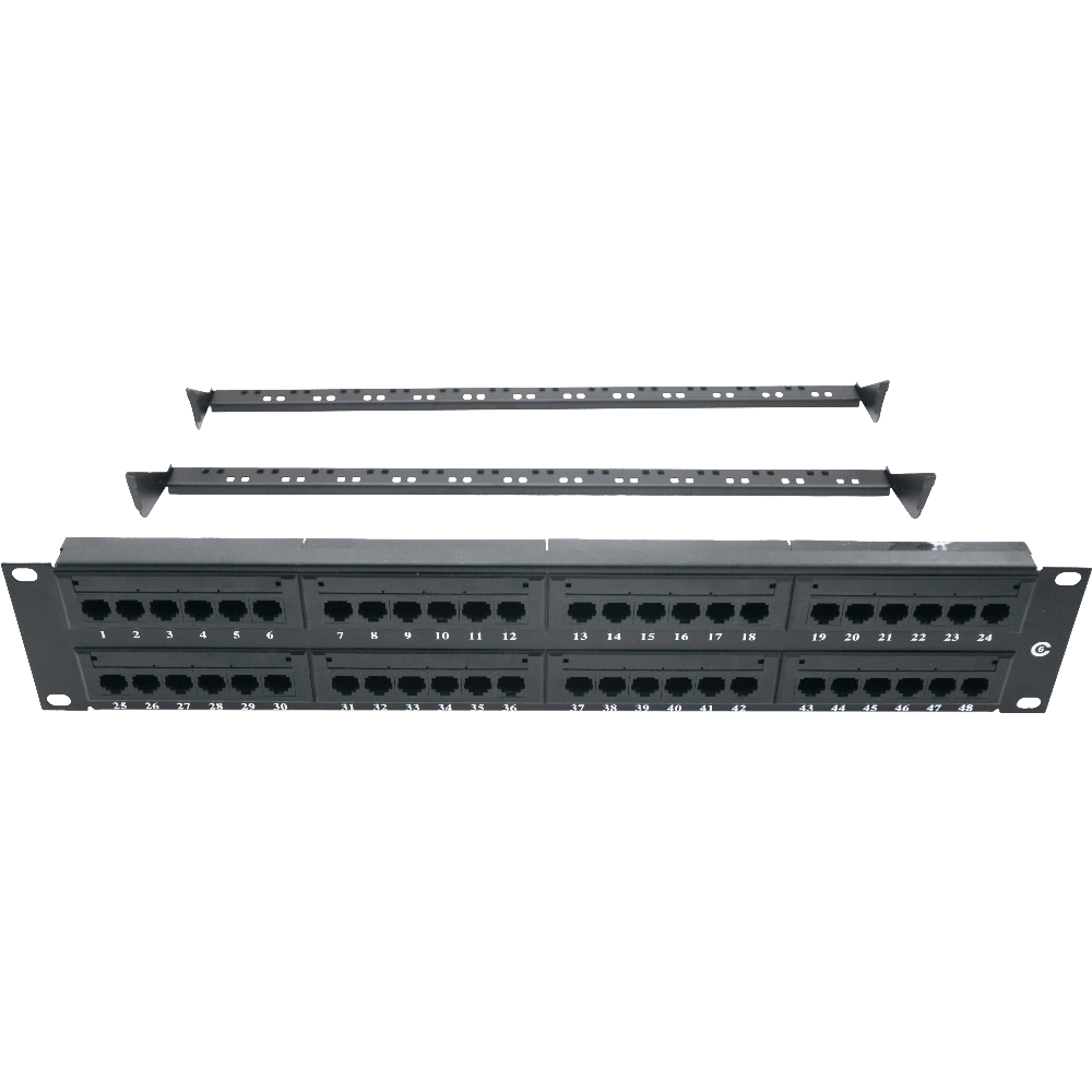 2U UTP CAT6 Patch Panel, Krone and 110 Dual | PROception - Blake UK