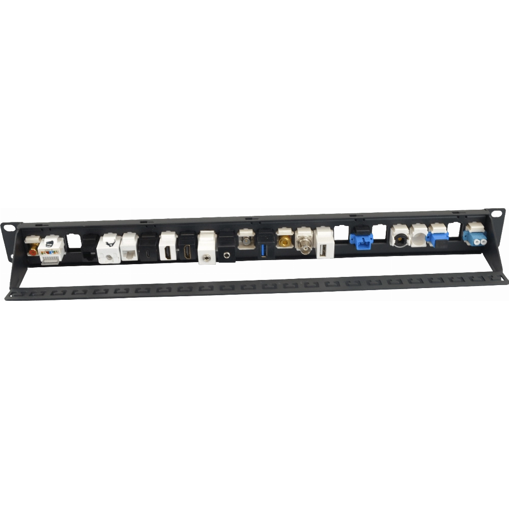 24 Port Keystone Multimedia Patch Panel | Blake UK - Blake UK