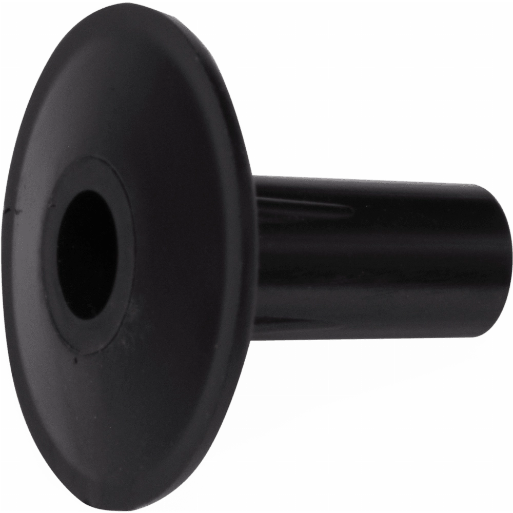 Black Plastic Single Cable Hole Tidy (100) | Blake UK - Blake UK