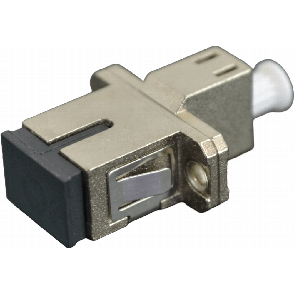 Single Mode SC/UPC to LC/UPC Metal Fibre Adaptor With Flange - Blake UK
