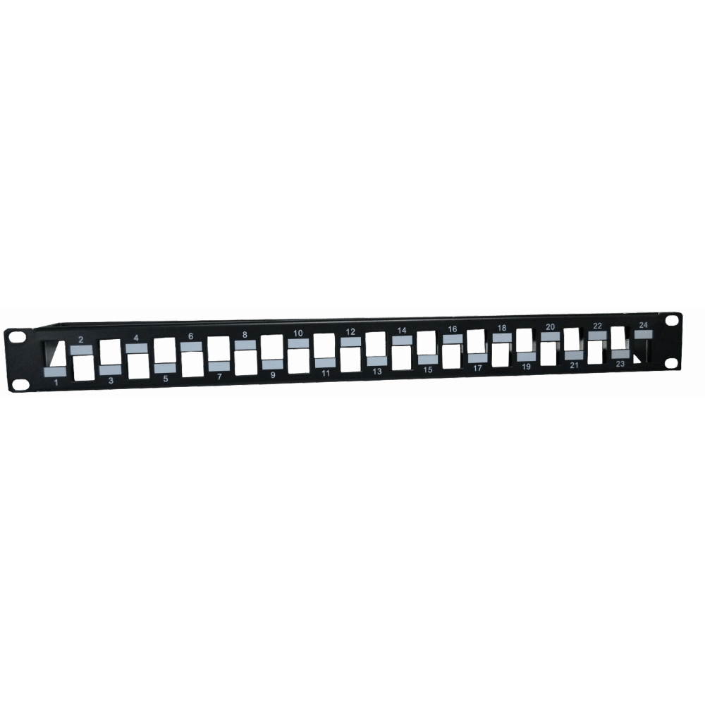 24 Port Keystone Multimedia Patch Panel | Blake UK - Blake UK