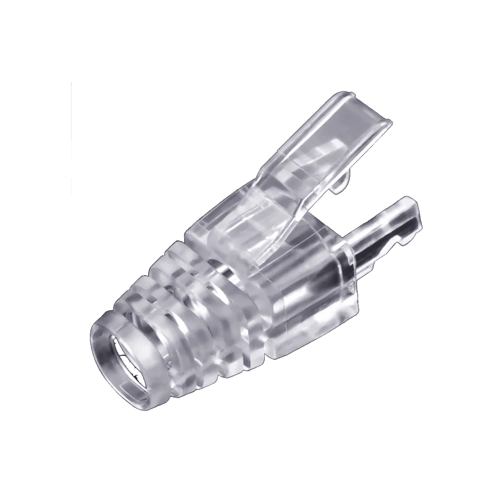 Clear RJ45 Boot with Clip for CAT6 Plugs | Blake UK - Blake UK