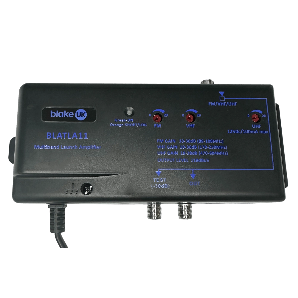 Class 1 FM/DAB/UHF Terrestrial Launch Amplifier | Blake UK - Blake UK