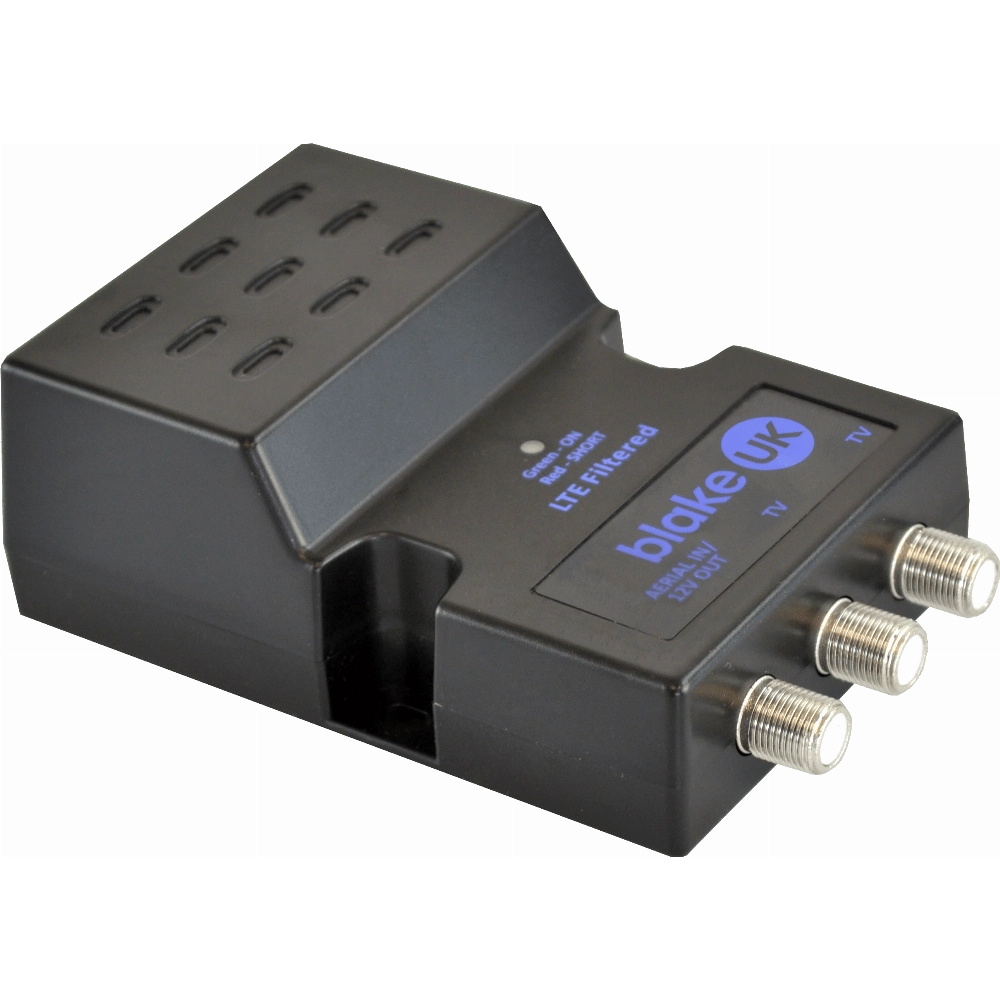 2 Way F-Type Inline Power Supply 5G Protection | Blake UK - Blake UK