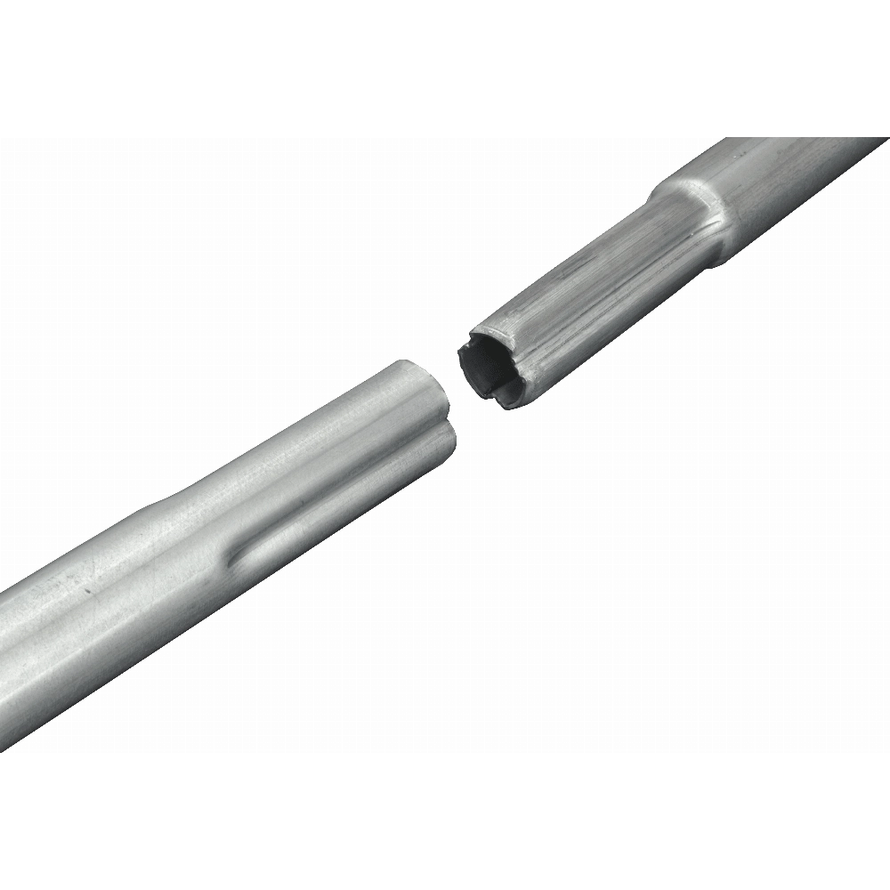 1.5m Straight Galvanised Interlocking Steel Pole | Blake UK - Blake UK