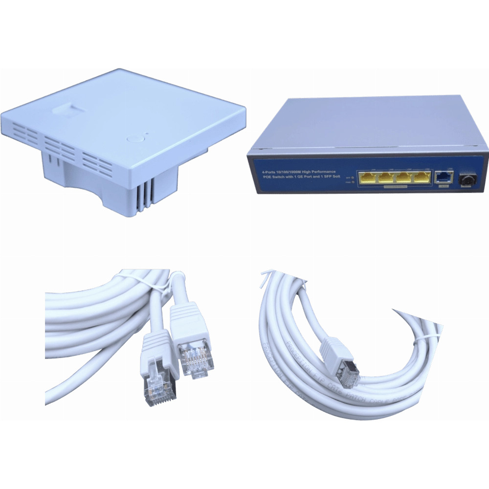 Wi-Fi Kit For 4 Rooms - Wall Mountable - Blake UK