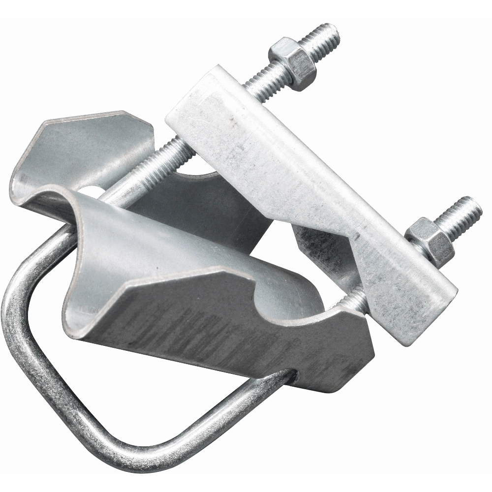 1x1 Bright Zinc Plated Antenna Mast Coupler | Blake UK - Blake UK
