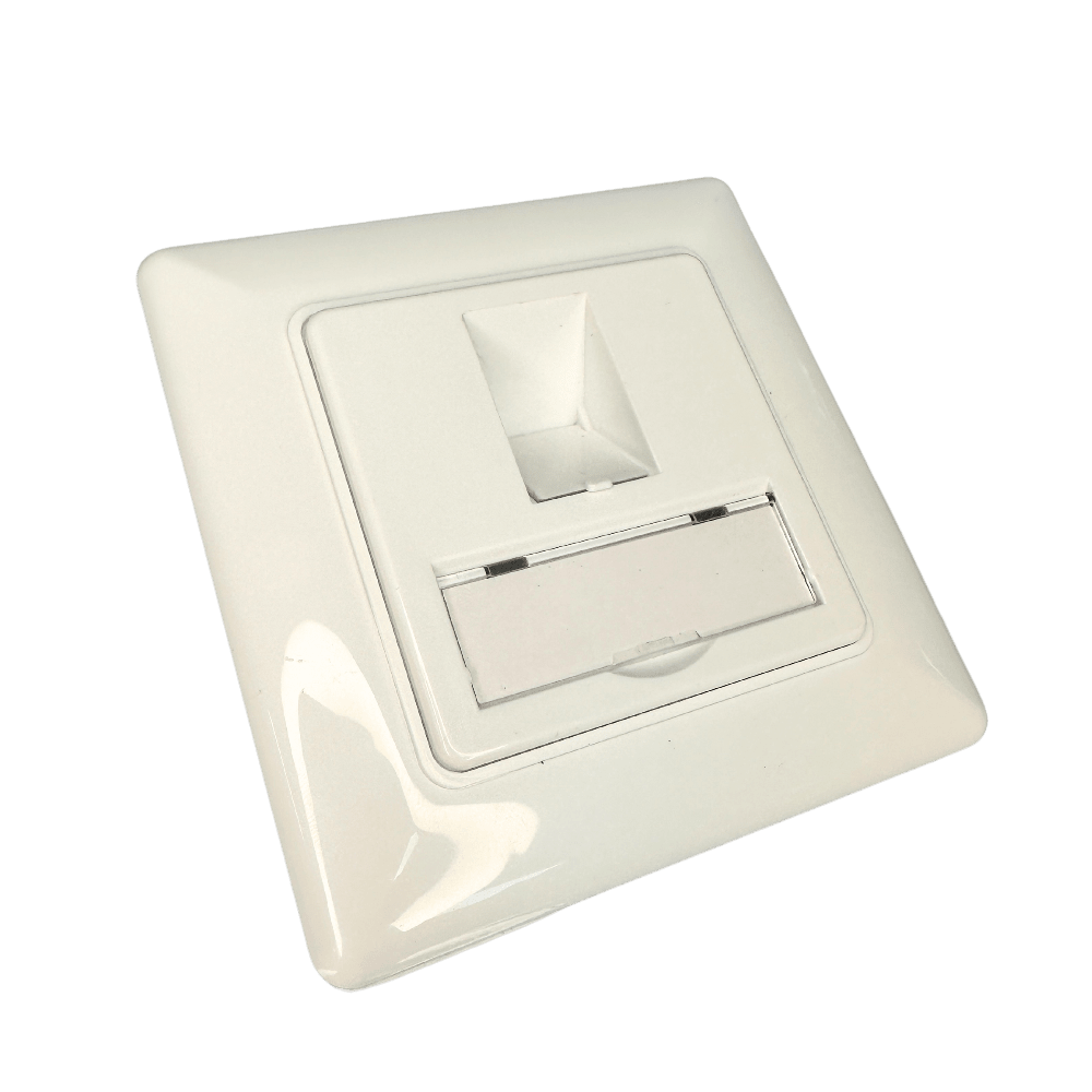 1 Way Outlet Plate Keystone for Patch Panel | Blake UK - Blake UK
