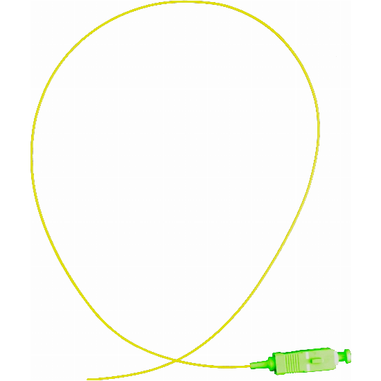 1m Simplex Fibre Optic LSZH SC/APC Pigtail | Blake UK - Blake UK