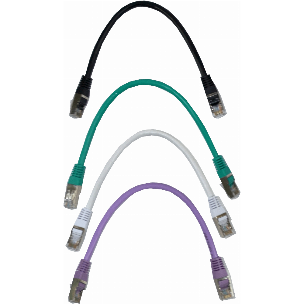 0.25m CAT6 Colour Coded Patch Leads (Pack of 12) | Blake UK - Blake UK