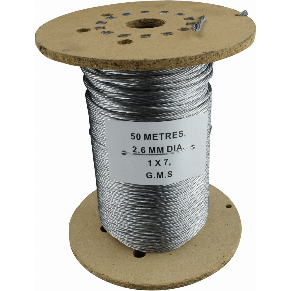 50m 7 Strand Catenary Lashing Wire Cable | Blake UK - Blake UK
