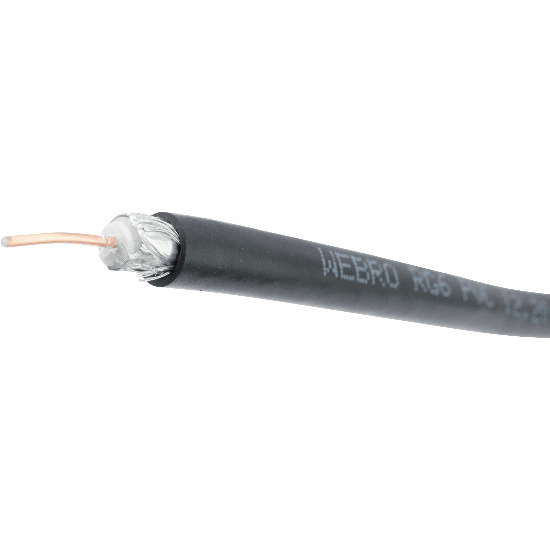 100m White RG6 Coaxial Cable/Lead for TV Aerial | Blake UK - Blake UK