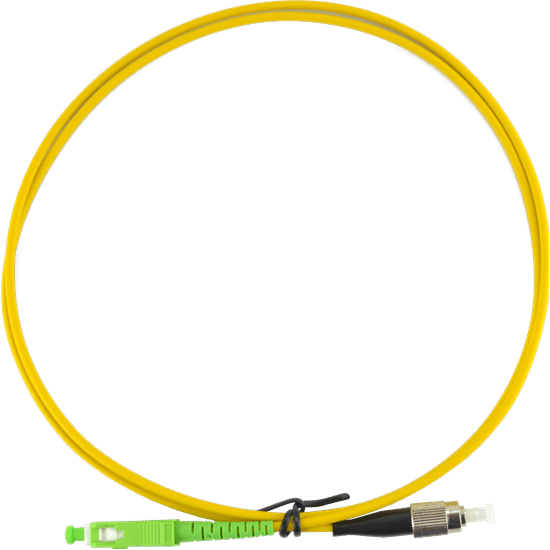1m Simplex Fibre Optic Lead FC/UPC to SC/APC 3mm | Blake UK - Blake UK
