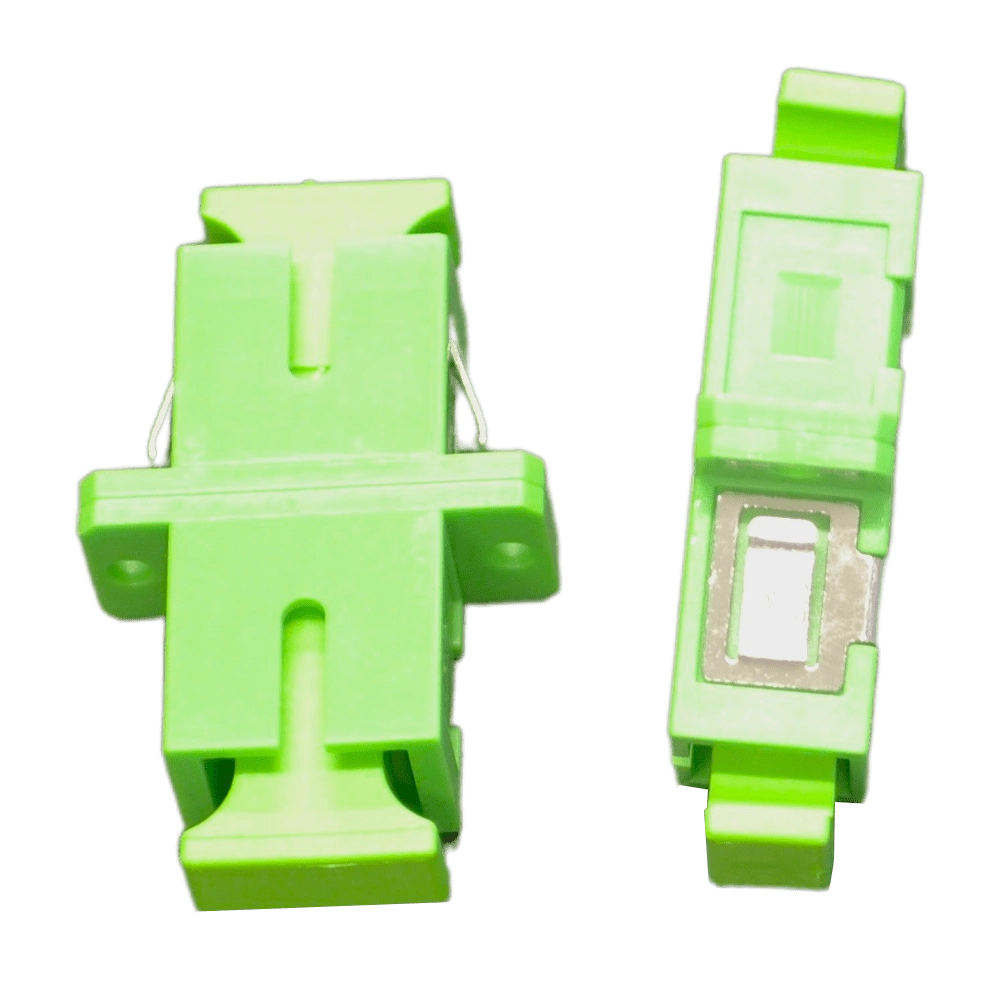 Simplex SC/APC Fibre Adaptor with Flange & Shutter | Blake UK - Blake UK