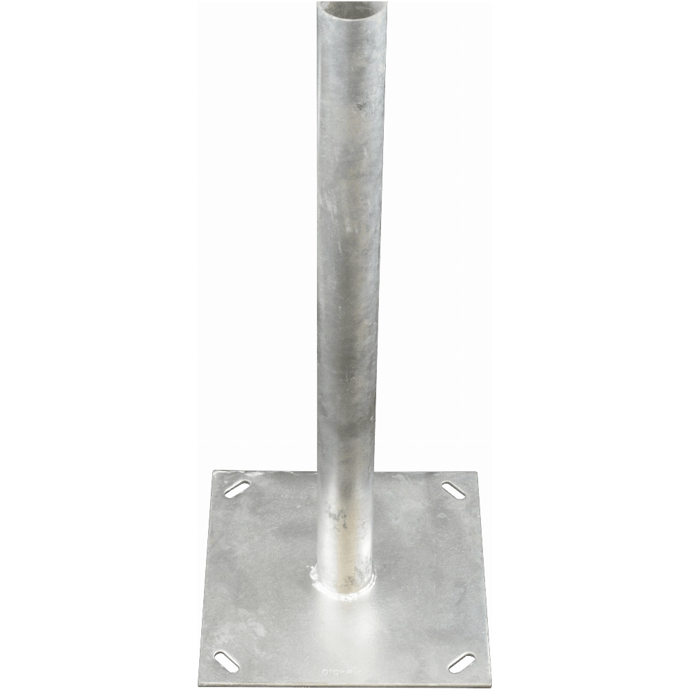 2 Ft Straight Patio Mount with Slotted Base | Blake UK - Blake UK