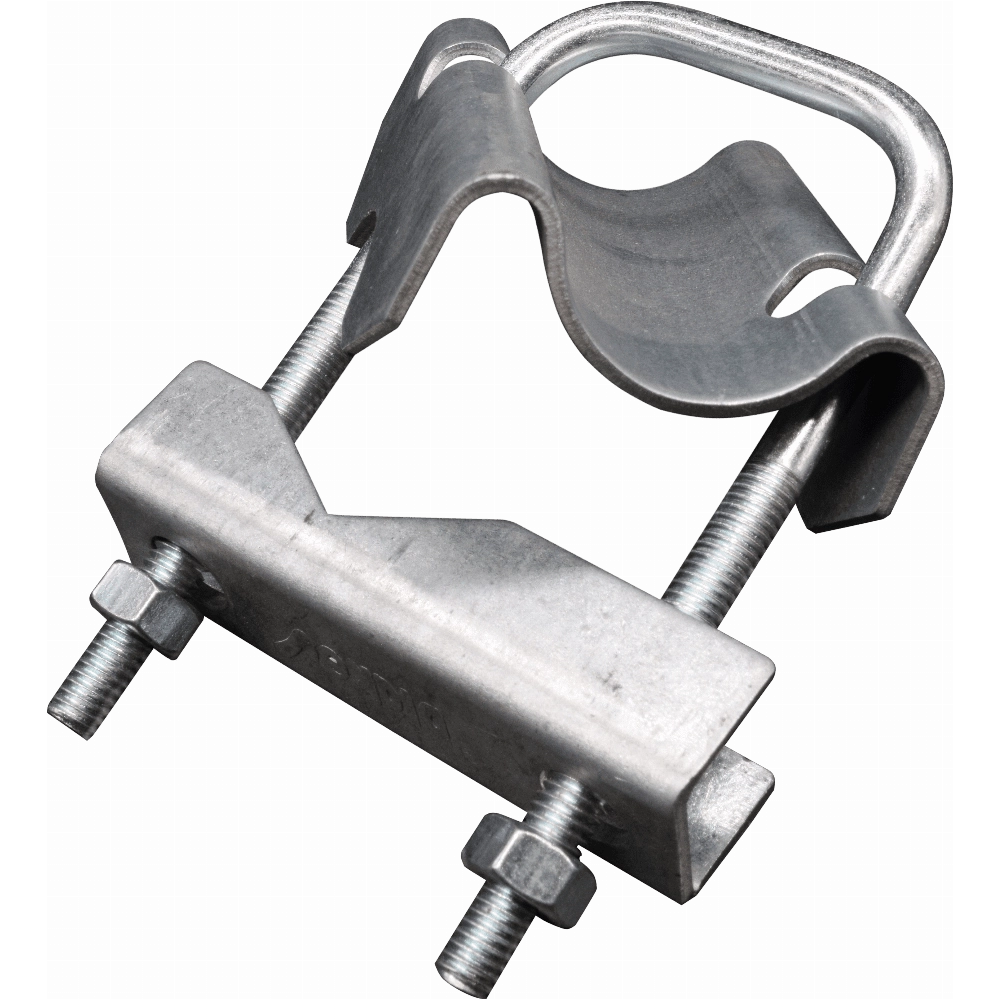 1x1 Bright Zinc Plated Antenna Mast Coupler | Blake UK - Blake UK